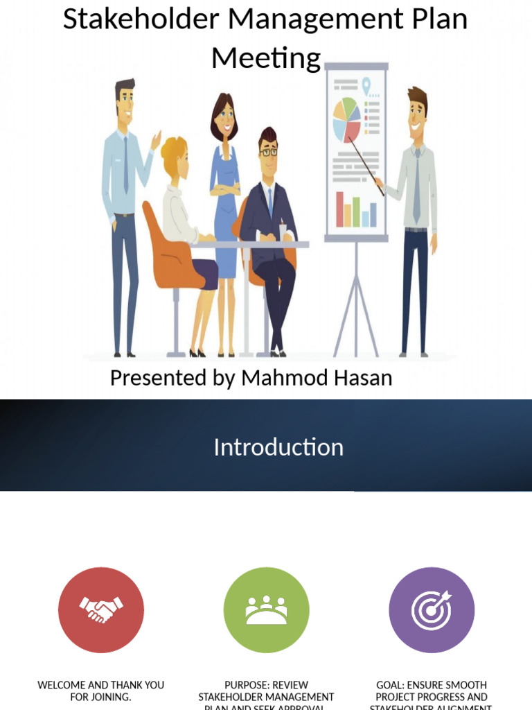 Stakeholder Management Plan Meeting | PDF