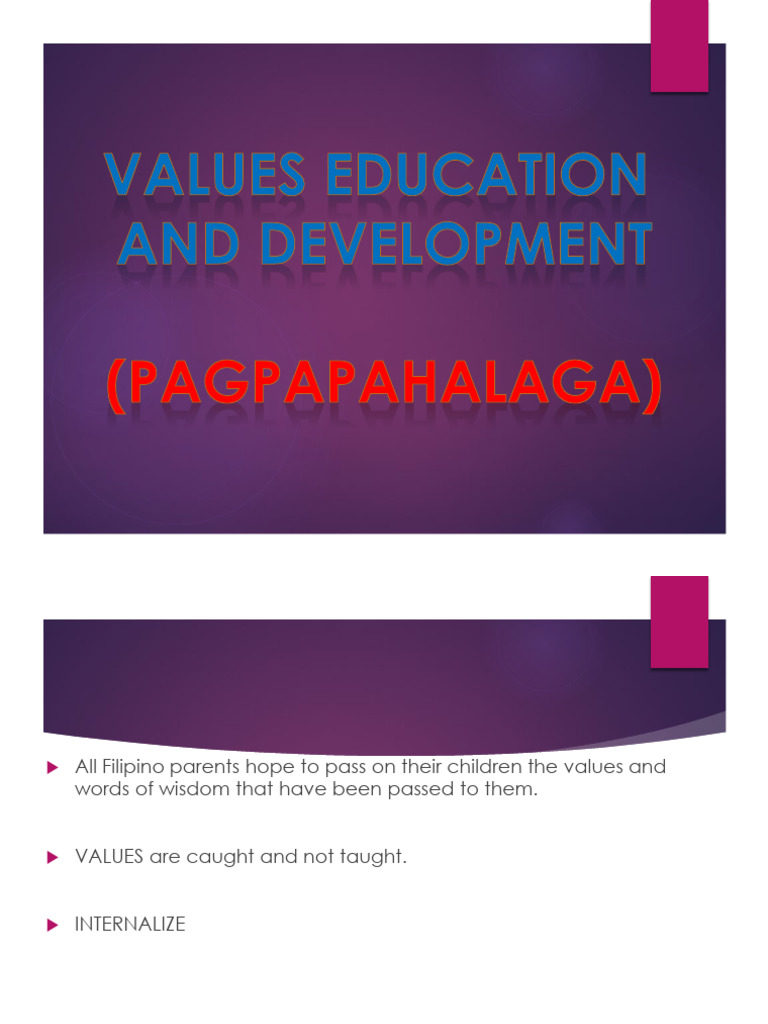 07. Values Development | PDF