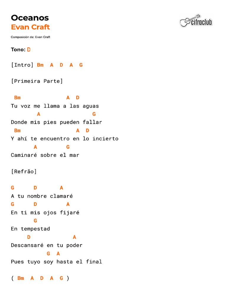 Oceanos - Evan Craft | PDF