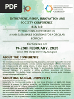 Brochure - IMPeC2025 - IIM Sambalpur | PDF | Entrepreneurship | Human Resource Management