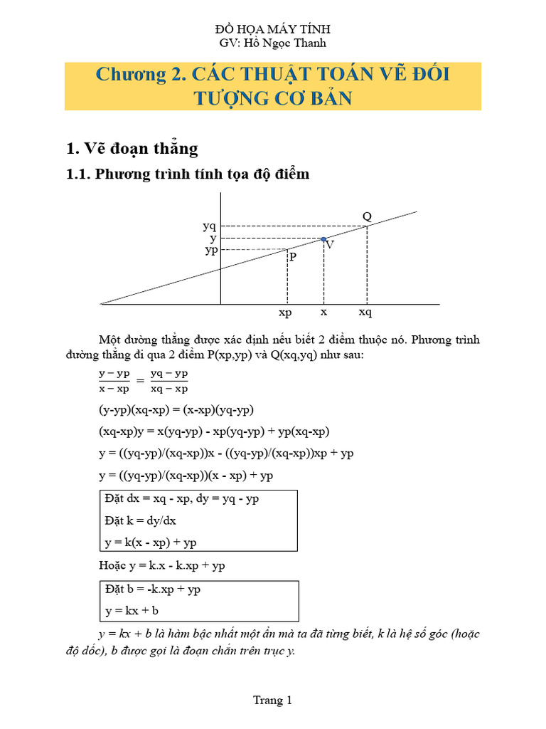 DHMT - 2 - Ve Doi Tuong Co Ban - HVHK - Thanh - 2024 - V2 | PDF