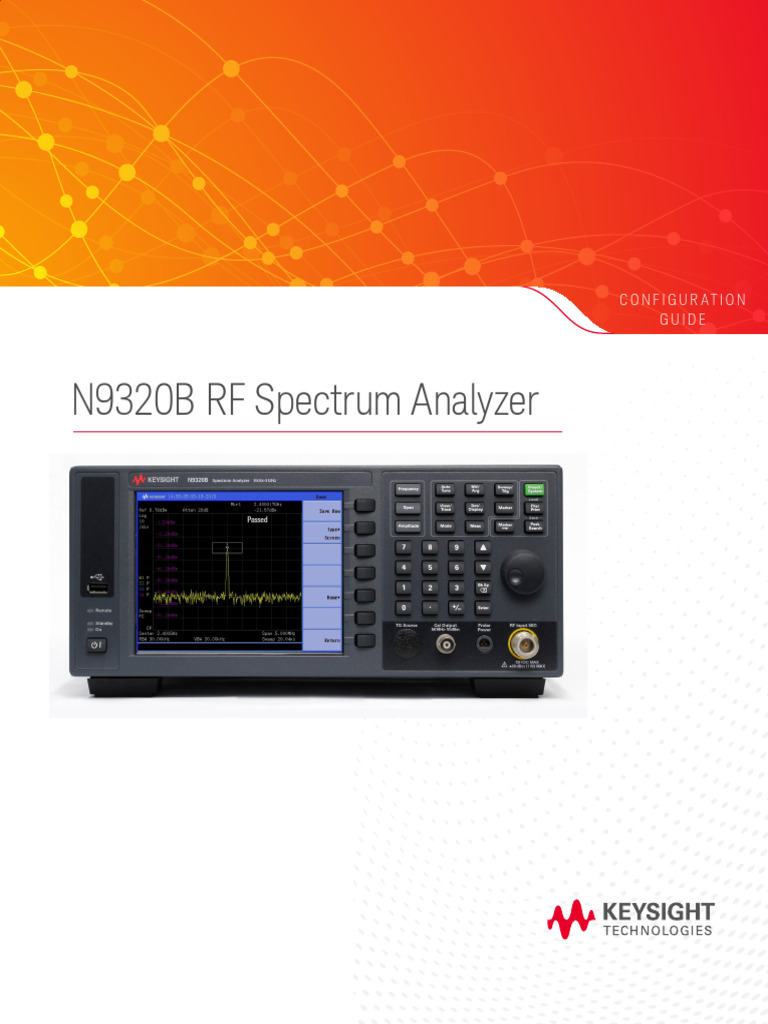 N9320B RF Spectrum Analyzer | PDF | Frequency Modulation | Modulation