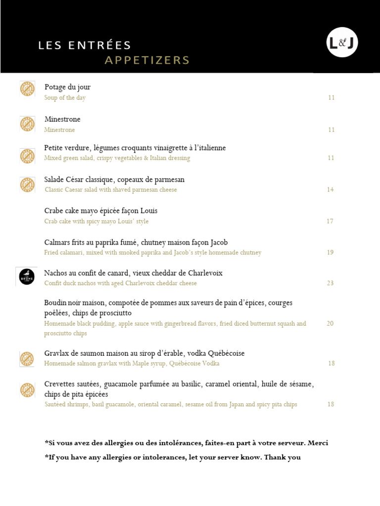 Menu gastronomique diversifié et savoureux | PDF | Curry | Frites