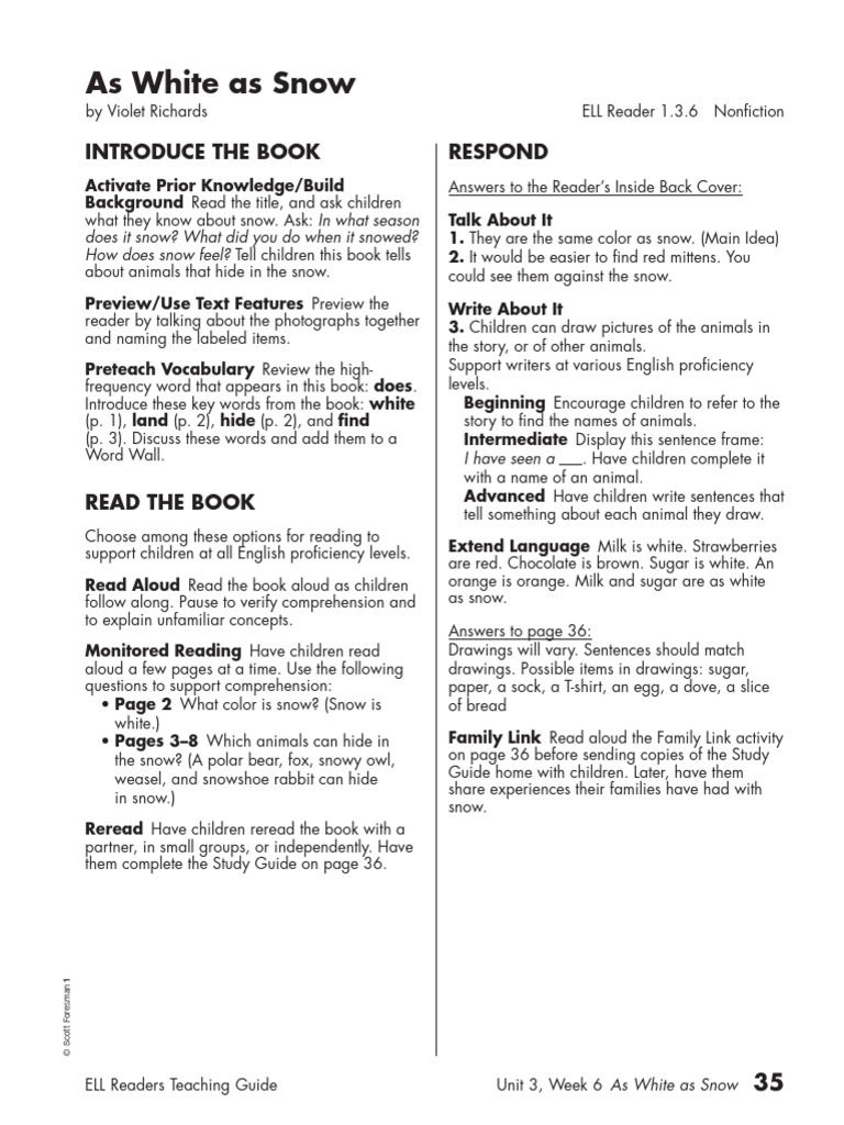 As White As Snow (Nonfiction) | PDF | Books | Linguistics