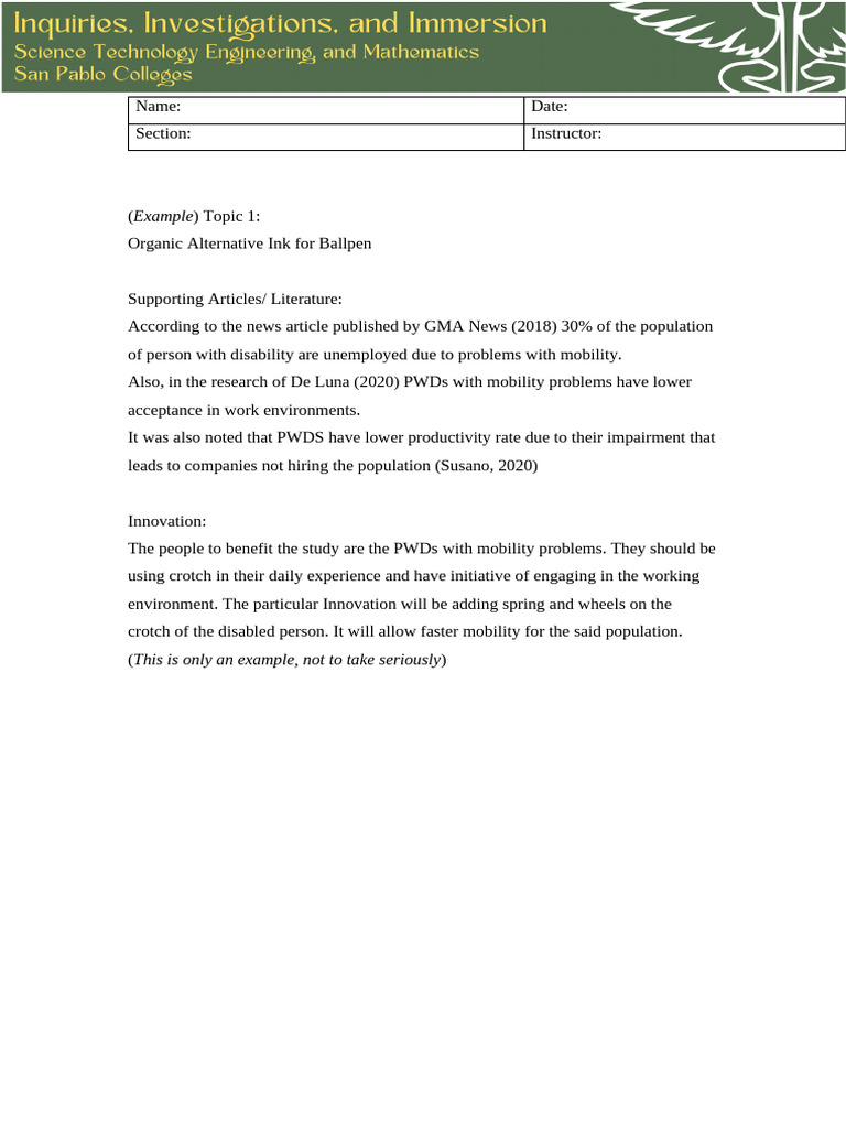 3Is-Template-1 | PDF