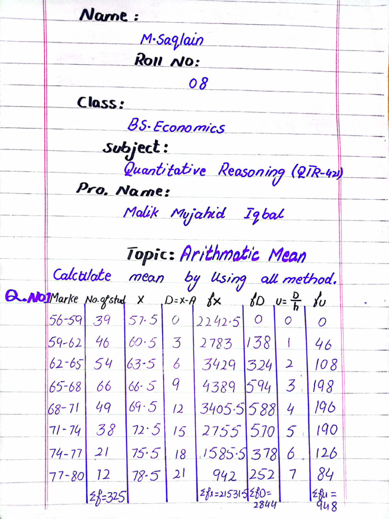 Math Assignment 01 | PDF