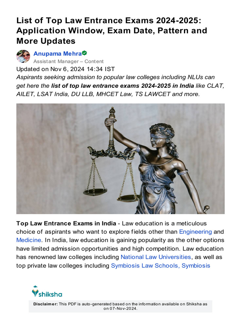 11410 | PDF | Law School Admission Test | University And College Admission