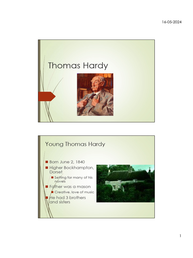 Thomas Hardy | PDF | Thomas Hardy