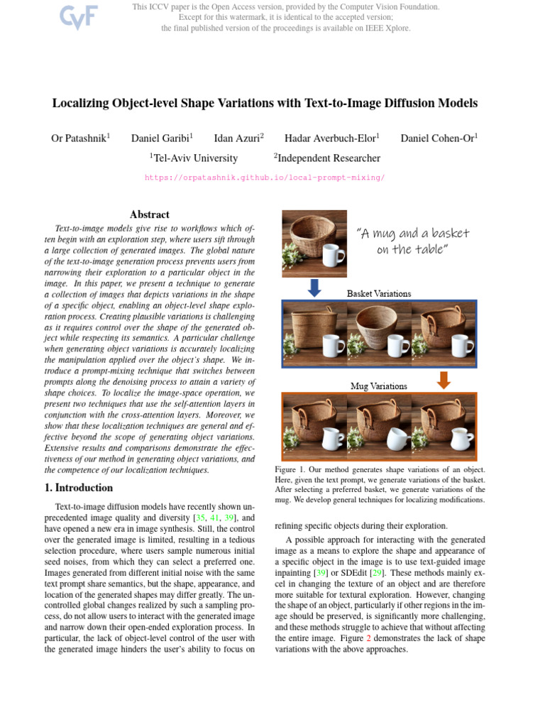 Patashnik Localizing Object-Level Shape Variations With Text-to-Image Diffusion Models ICCV 2023 ...