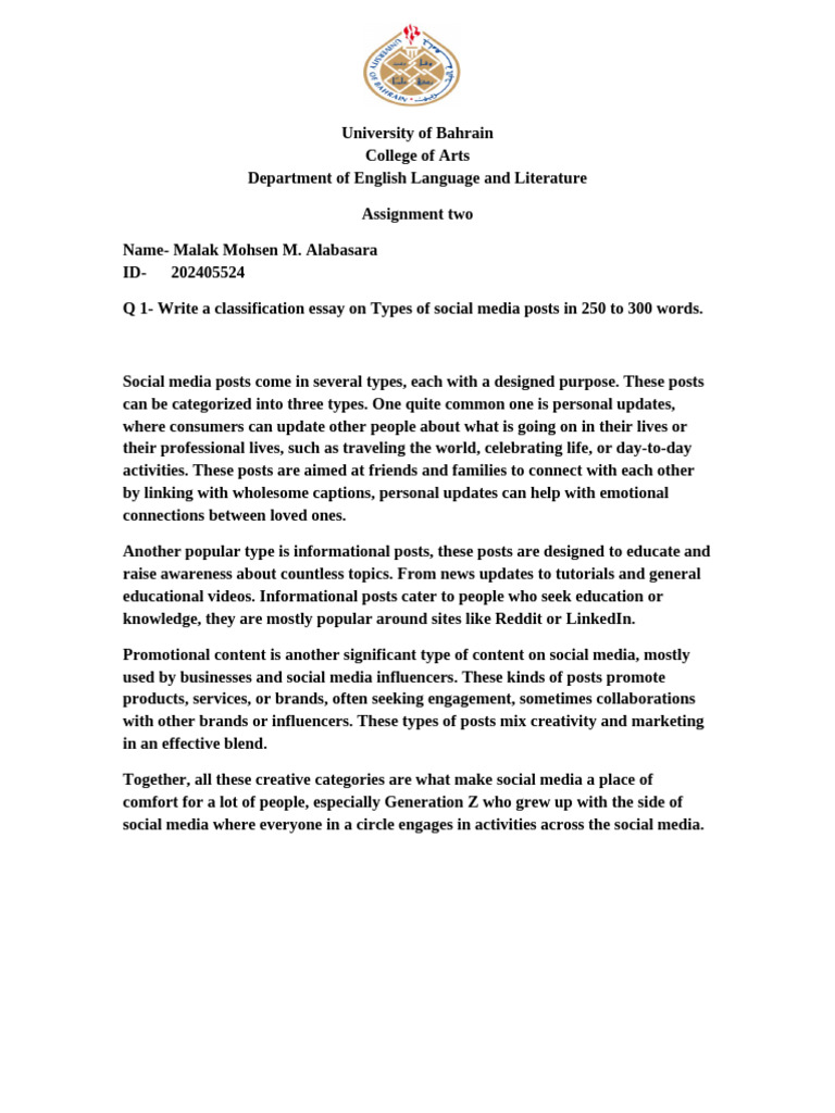 Assignment 2 Malak Mohsen | PDF