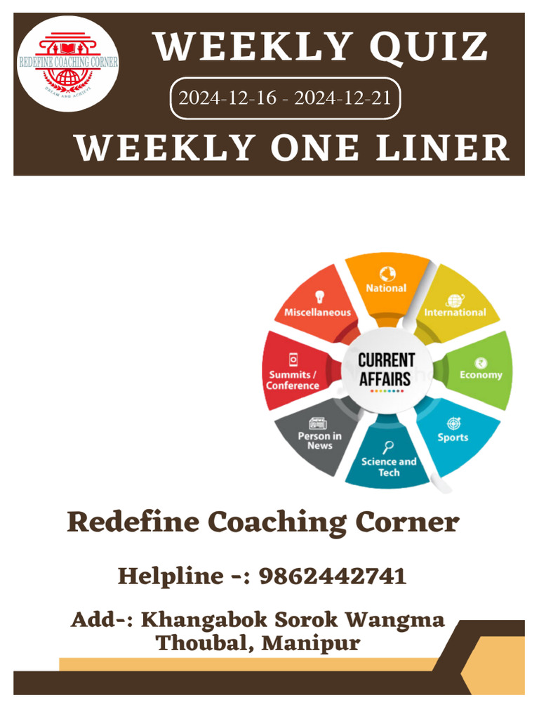 Redefine Coaching Corner-2024-12-16 - 2024-12-21 | PDF