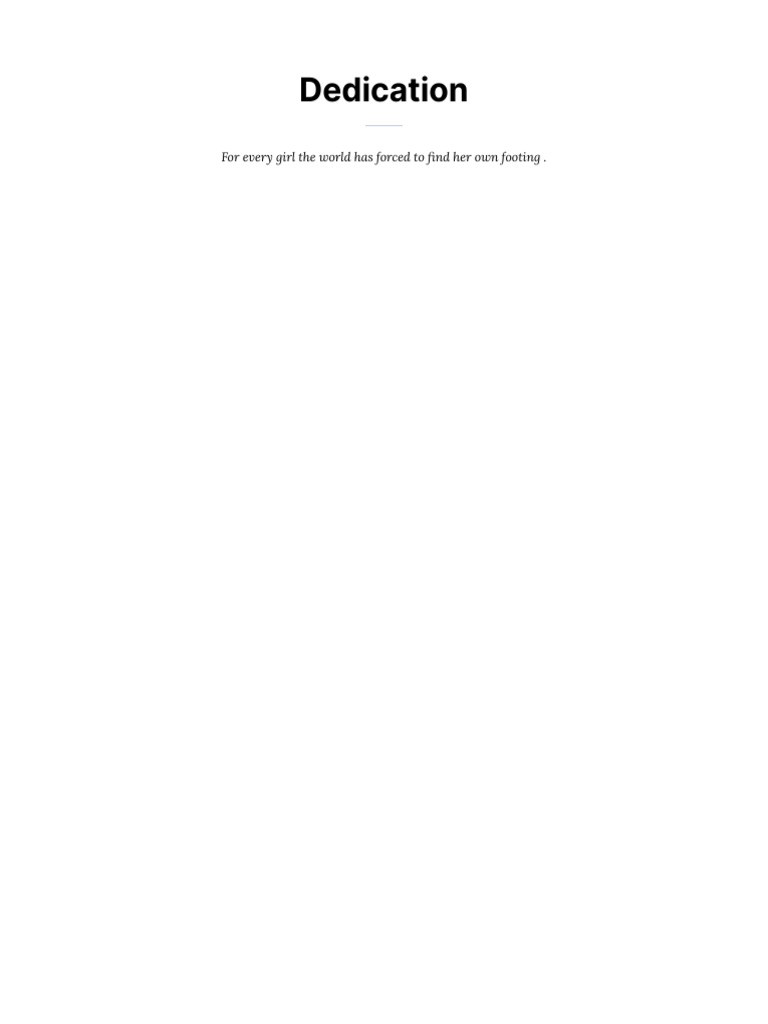 Dedication (2) | PDF