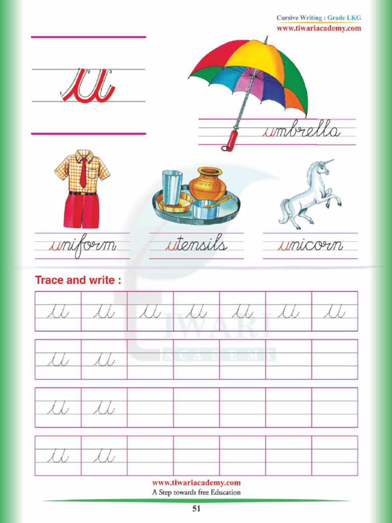 KG-English-Cursive-Writing-6 | PDF
