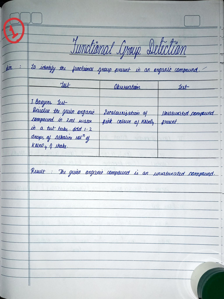 Func. Group Detection | PDF