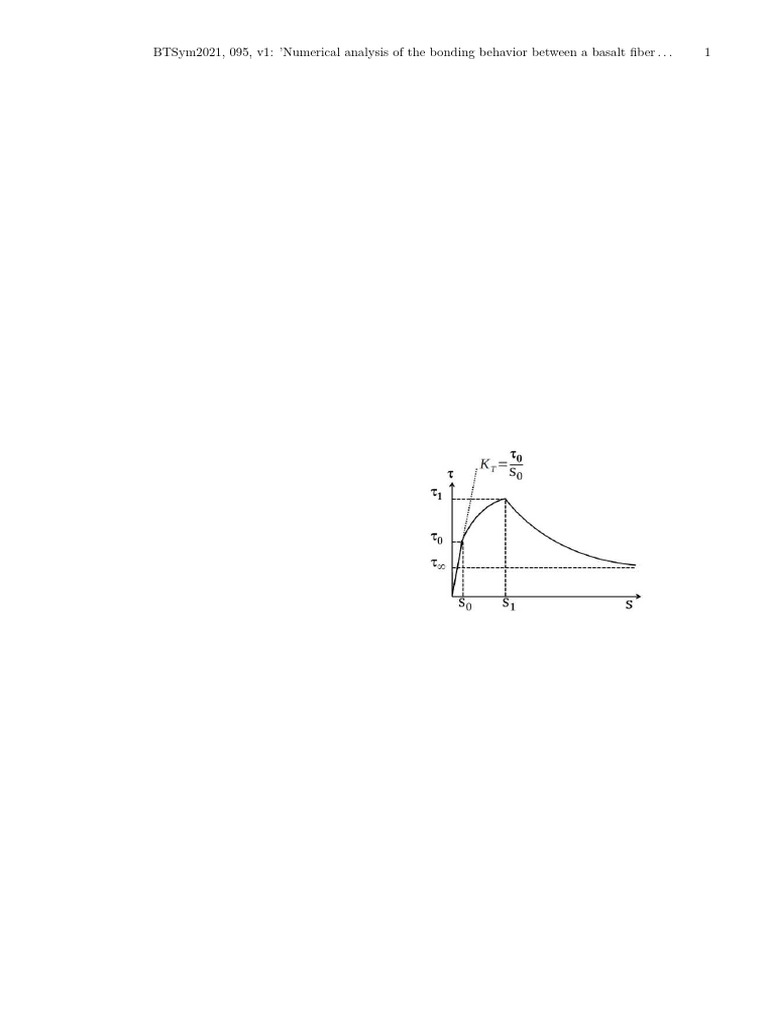 Numerical Analysis of The Bonding Behavior Between | PDF | Young's ...