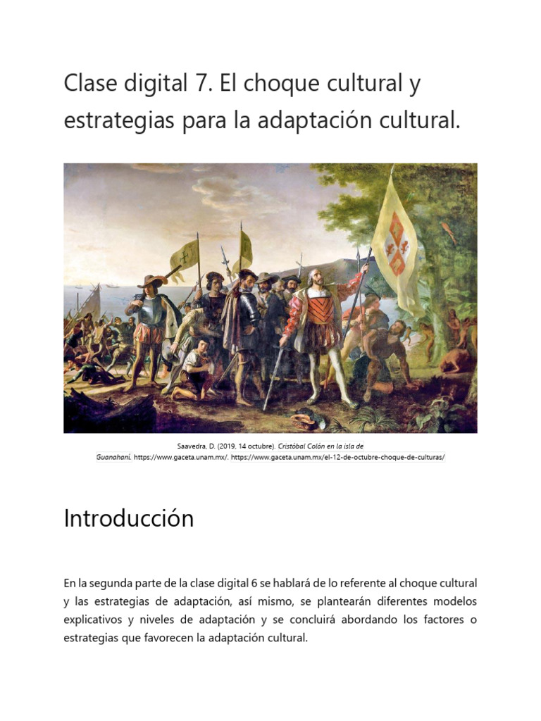 Estrategias para superar el choque cultural | PDF | Educación en artes ...