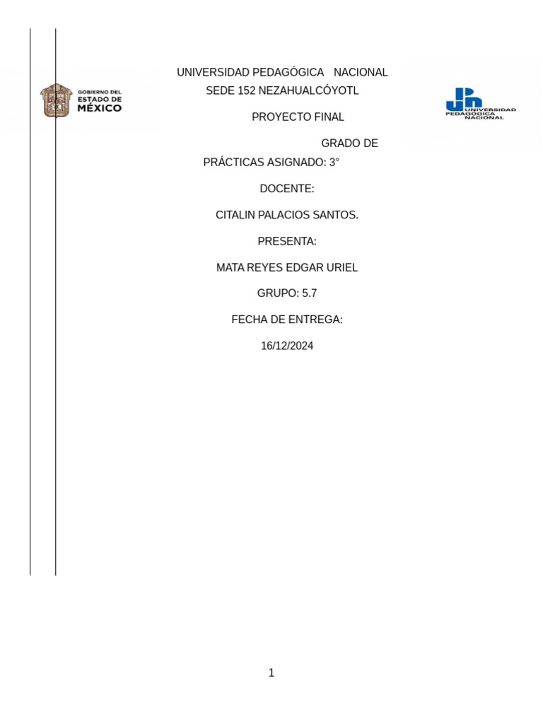 Proyecto Citalin | PDF | Salón de clases | Maestros