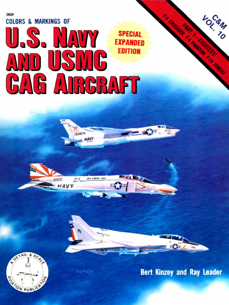 (C&M №10) Bert Kinzey, Ray Leader - US Navy and USMC CAG Aircraft-Tab ...