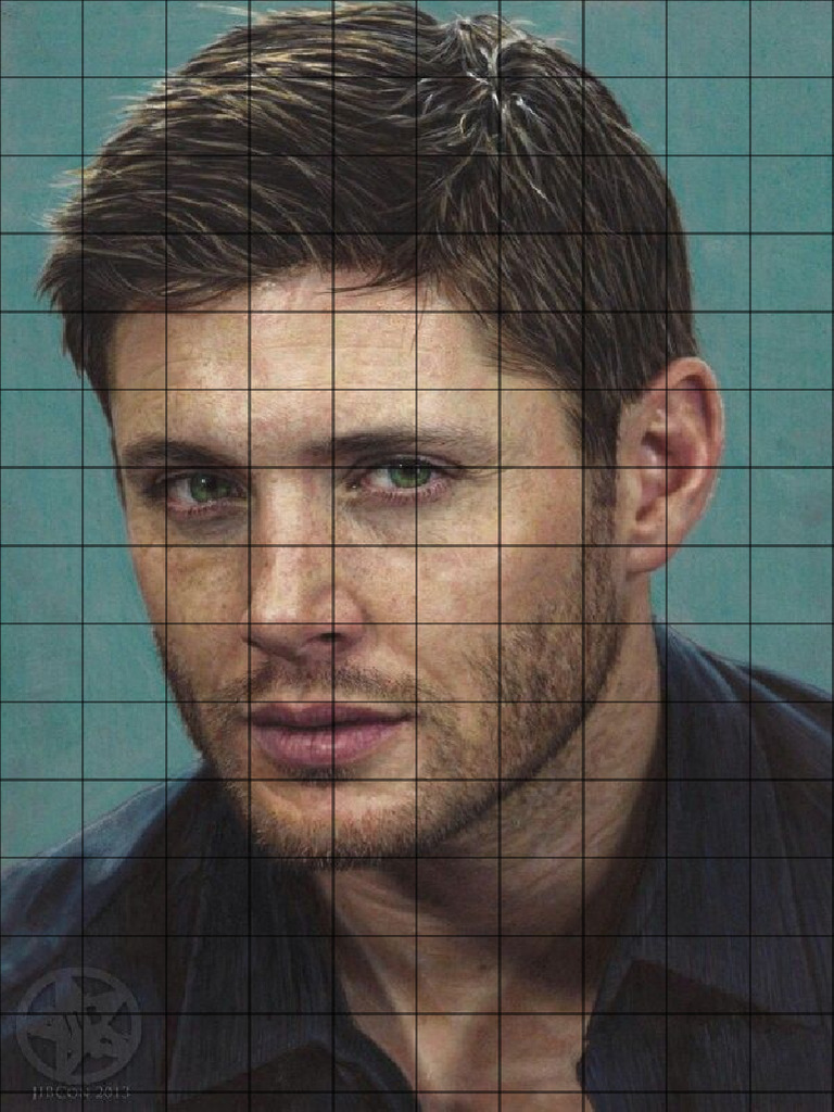 Grid-Image of Jensen Ackles's Face | PDF