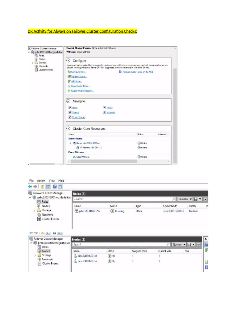 DR activity | PDF | Ip Address | Microsoft Windows