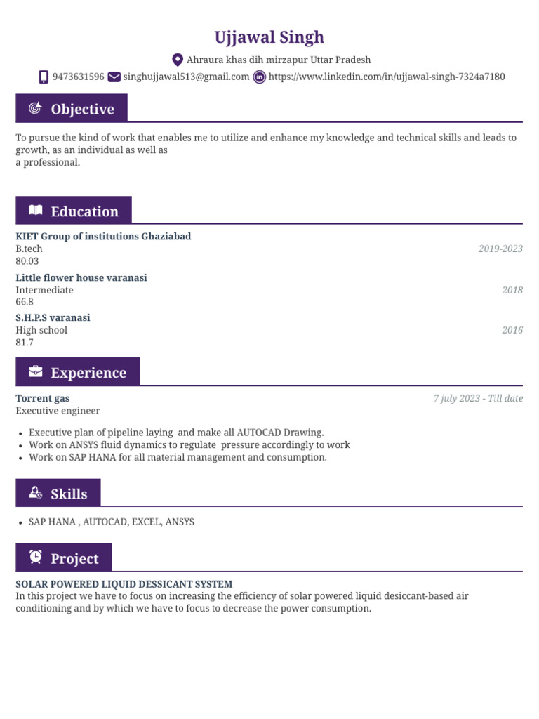 Mechanical Core RESUME | PDF