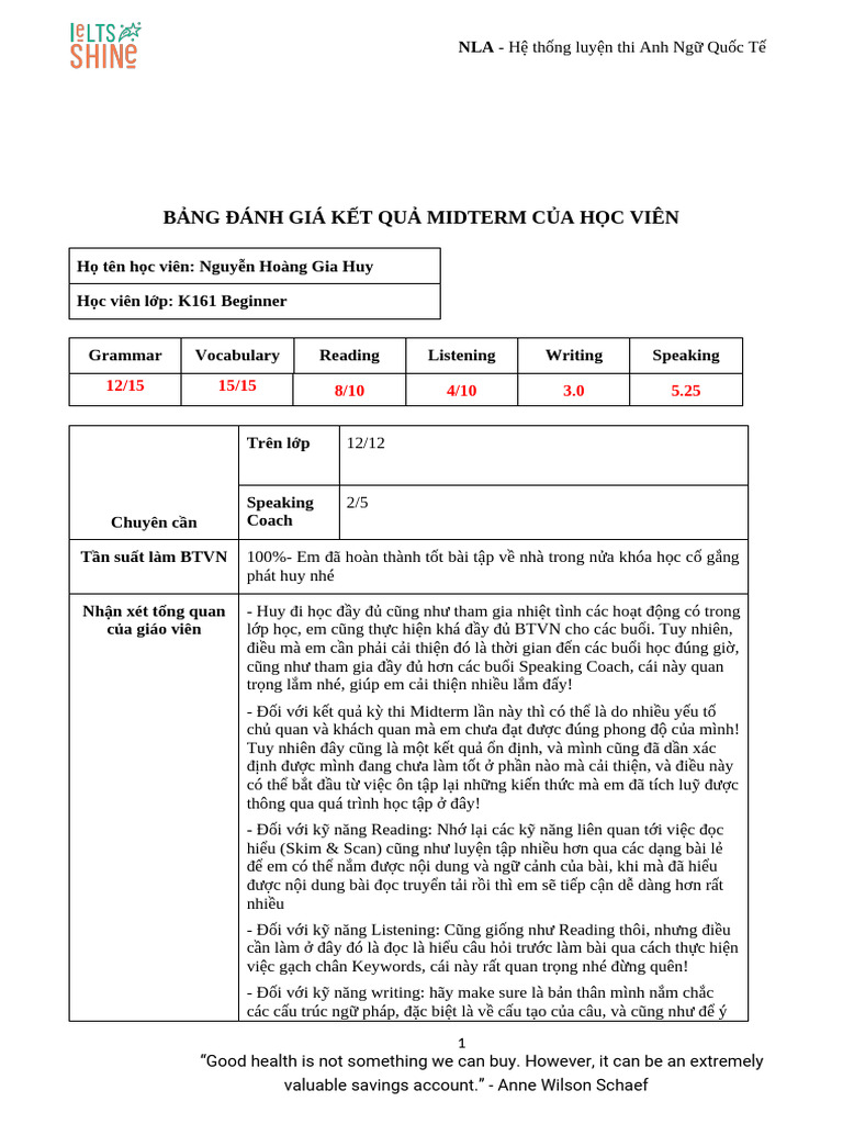 Nguyễn Hoàng Gia Huy | PDF