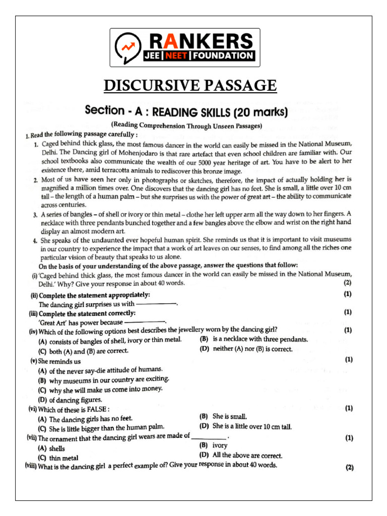 Discursive Passage | PDF