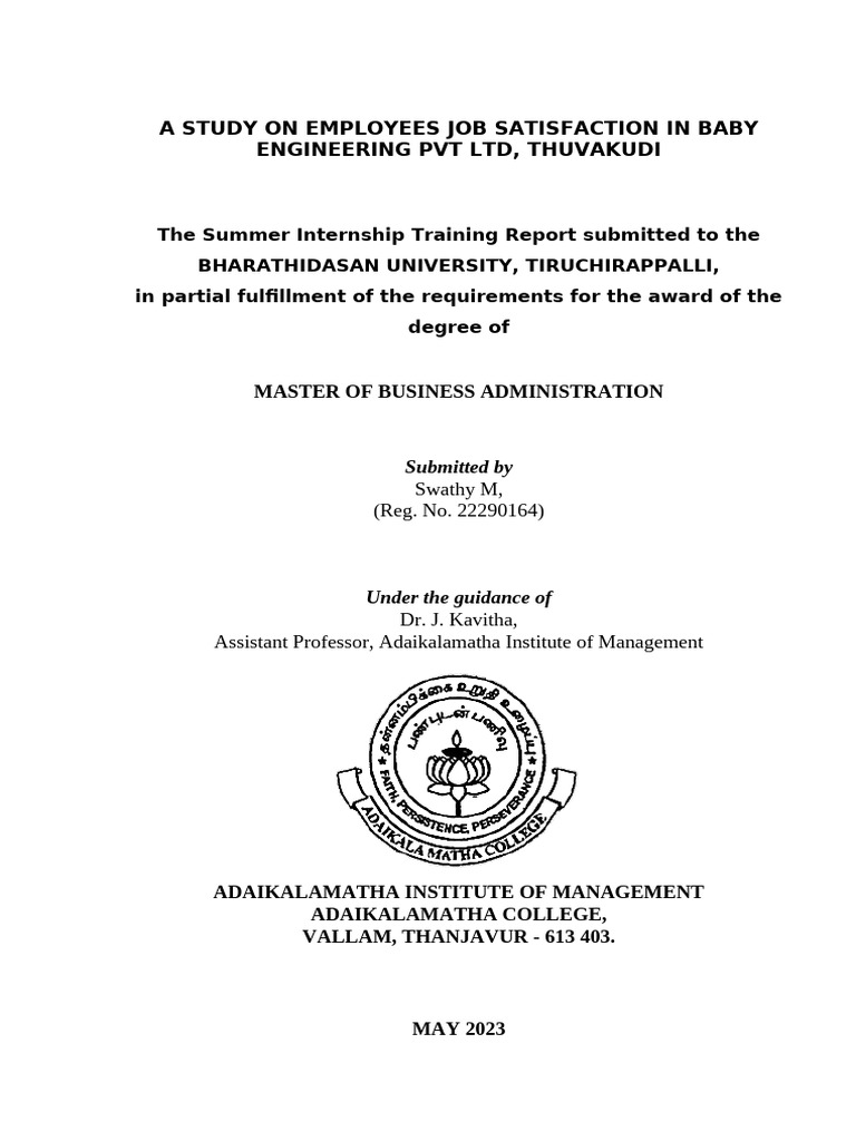 Swathy M | PDF | Academic Degree | Qualifications