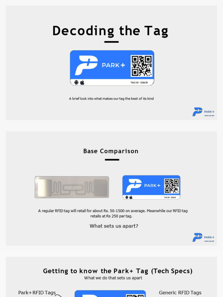 Park+ Rfid Tag | PDF | Radio Frequency Identification | Information ...