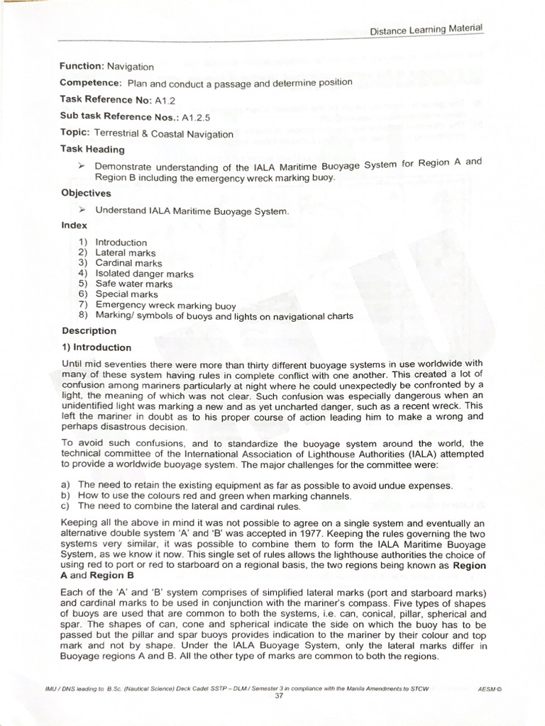 IALA Buoya | PDF