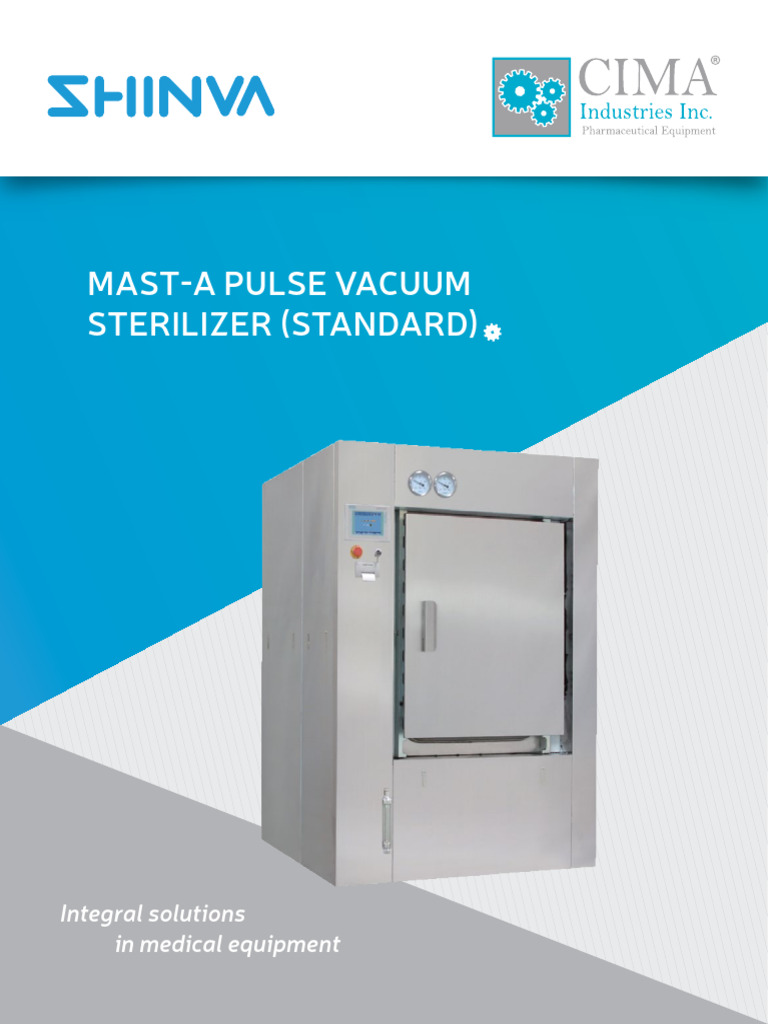 Shinva MAST-A Pulse Vacuum Sterilizer | PDF | Boiler | Steam