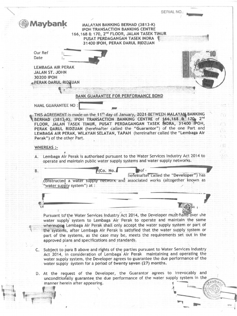 LAP BG Sample (Maybank) | PDF