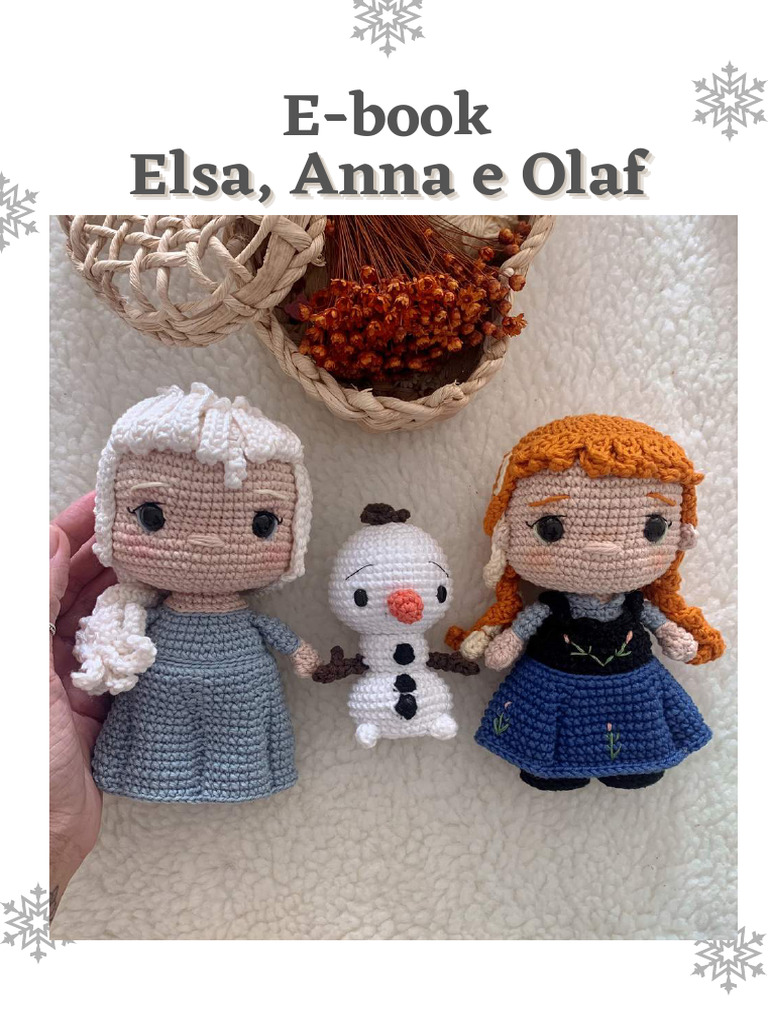 Ana e Elza Funko | PDF | Crochê