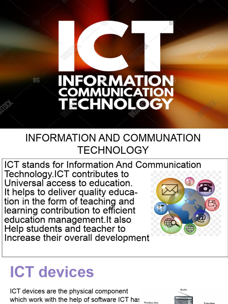 Information and Communation Technology | PDF | Computer Network ...