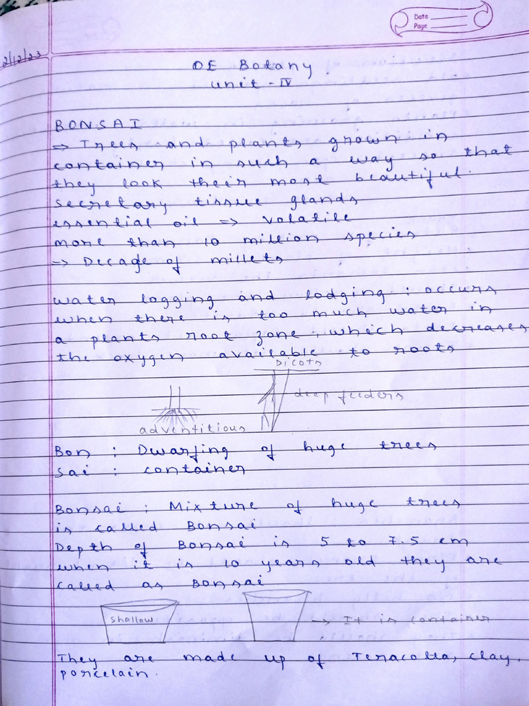 Botany notes (2) | PDF