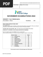 Term 2 Test 1 Mathematics Paper Grade 8 | PDF