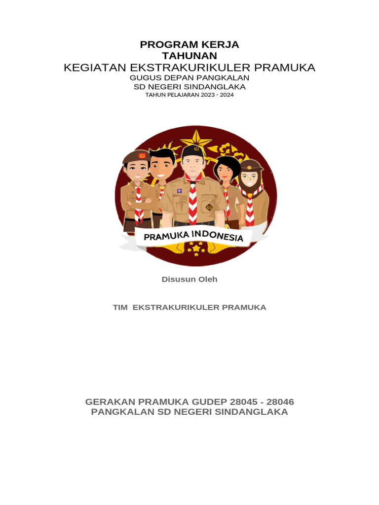 Program Kerja - Eskul Pramuka | PDF