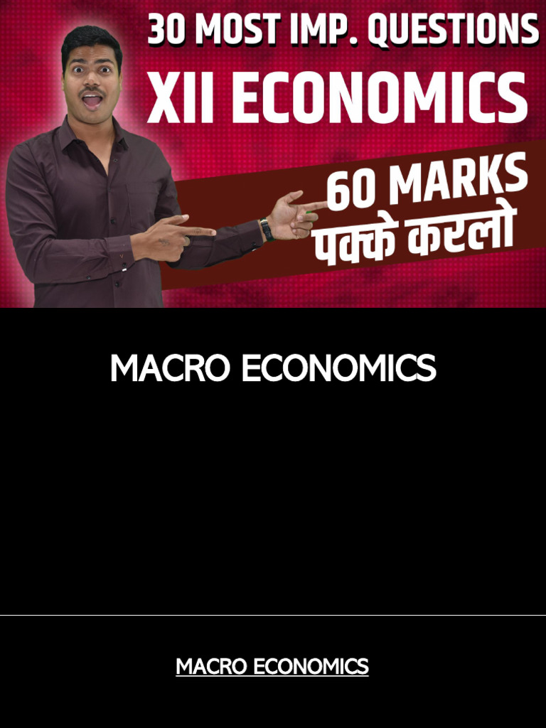 30 Most Important Questions Economics - 48438332 - 2024 - 12 - 23 - 06 ...