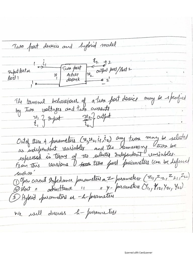 1 H Parameters | PDF
