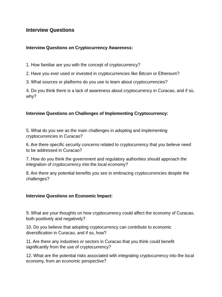 Interview Questions Qualitive-1 | PDF