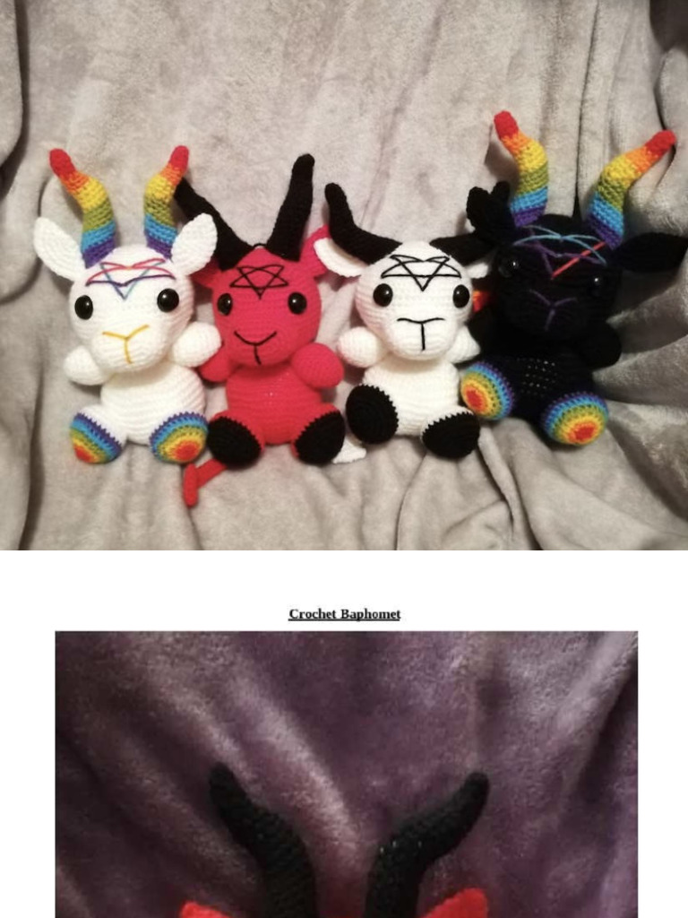 Baphomet Pattern - Crochet | PDF
