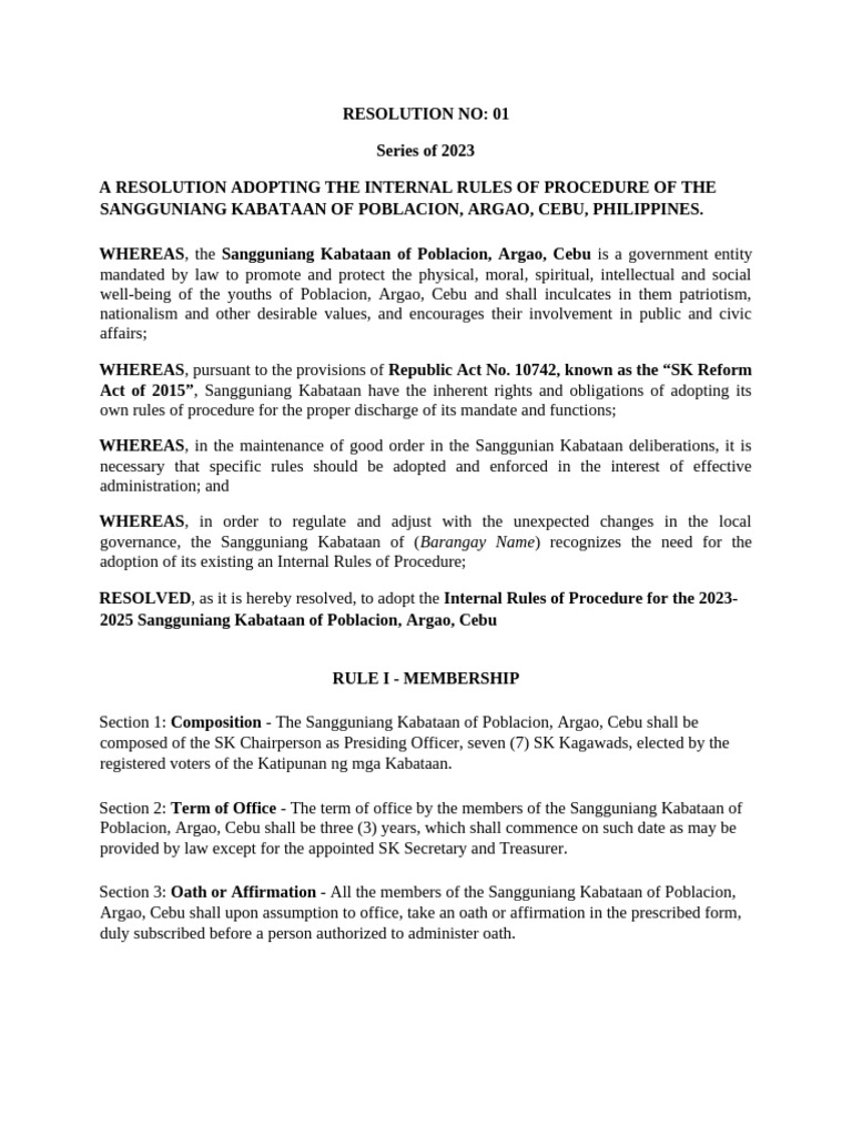 SK-IRR | PDF | Quorum