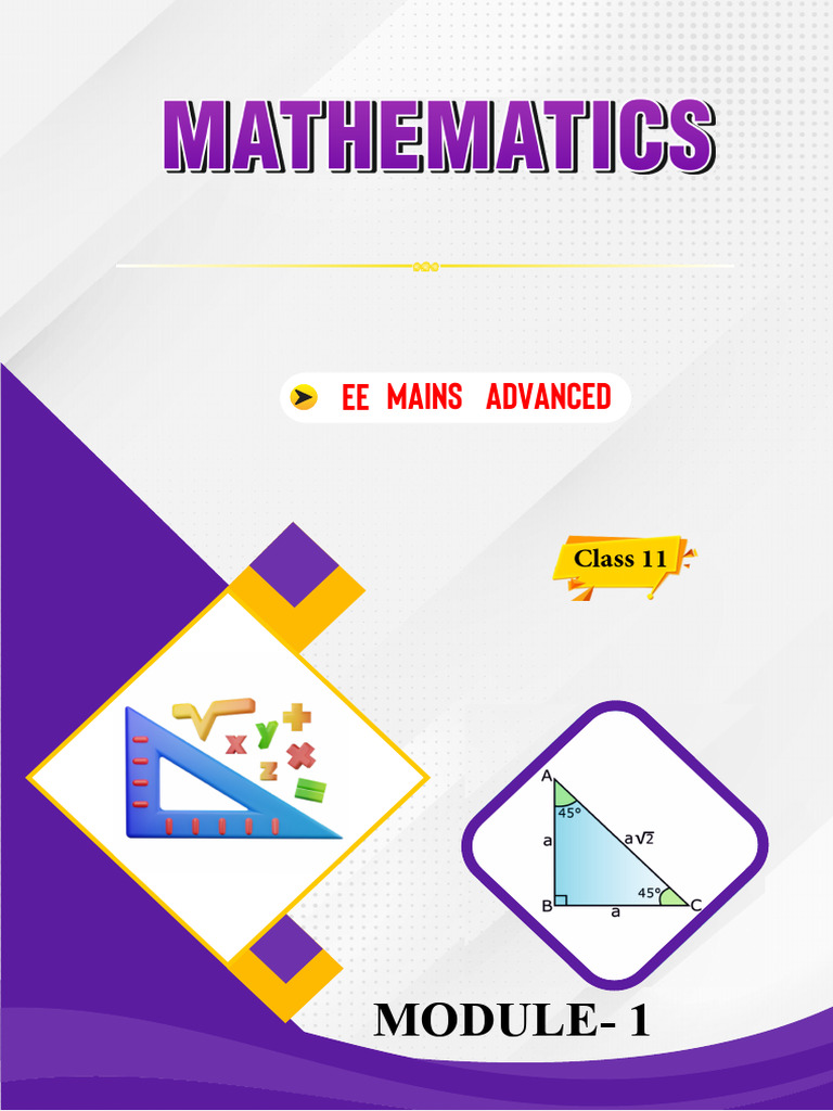 Iit Jee Module 1 Mathematics | PDF