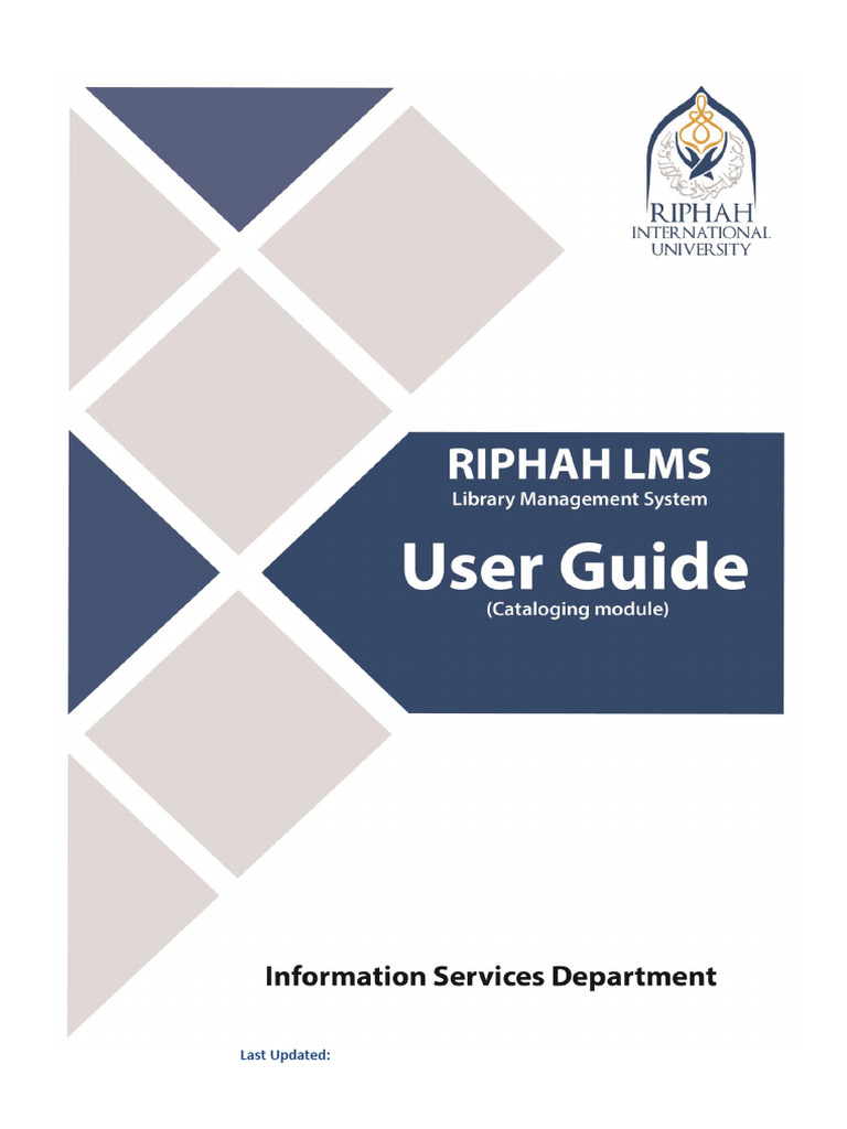 Ripha LMS Data Entry User Guide (Updated 25-6-18) | PDF | Books ...