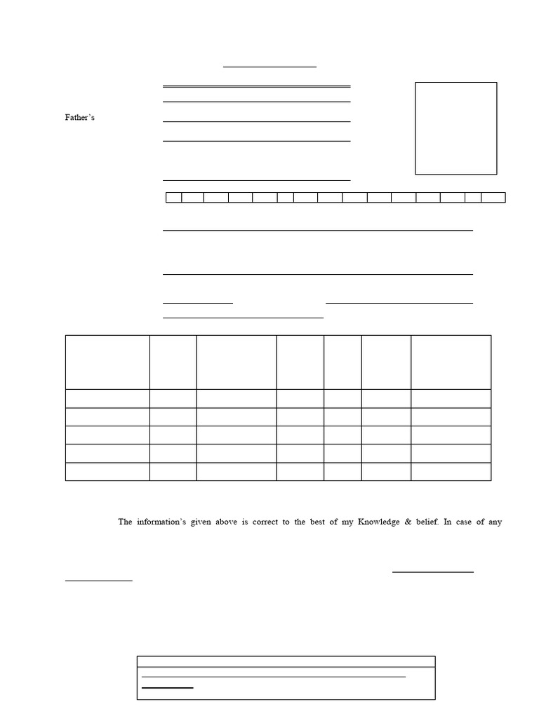 Job Aplication Form | PDF