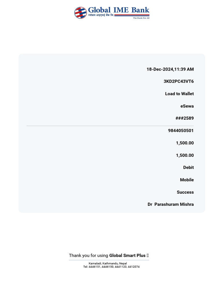 Transaction - Receipt 18 Dec, 2024 11 - 39 Am | PDF