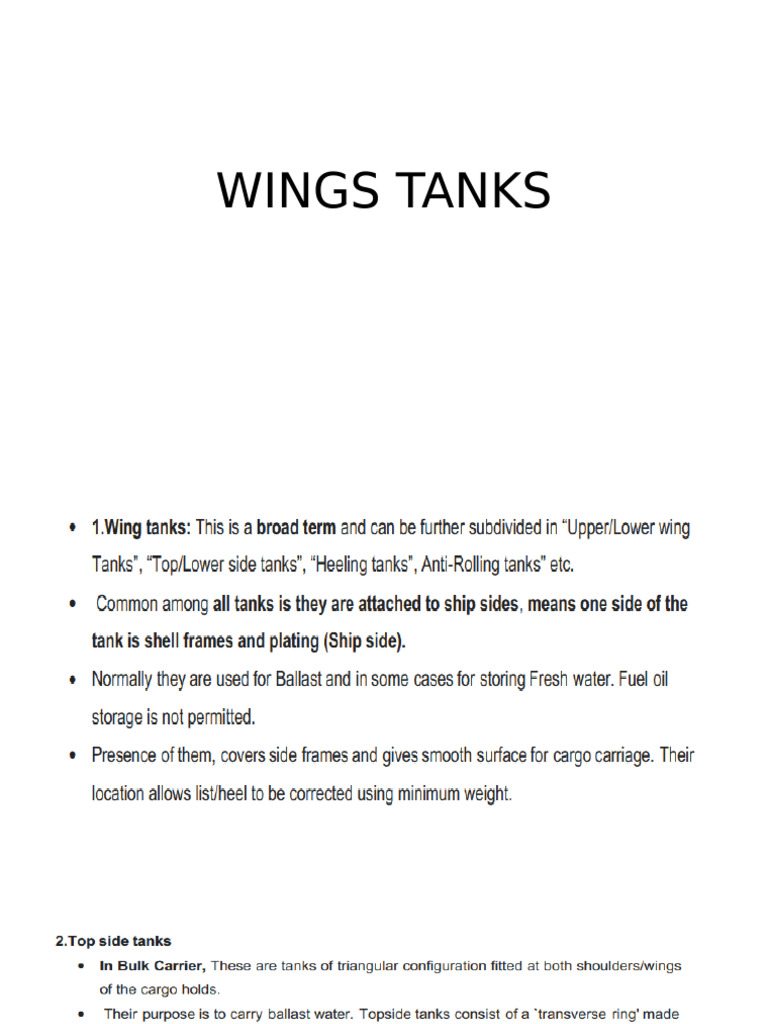 Wings Tanks 1 | PDF