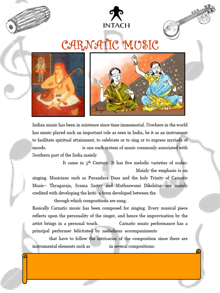 Carnatic Music | PDF | Music Technology | Musical Instruments