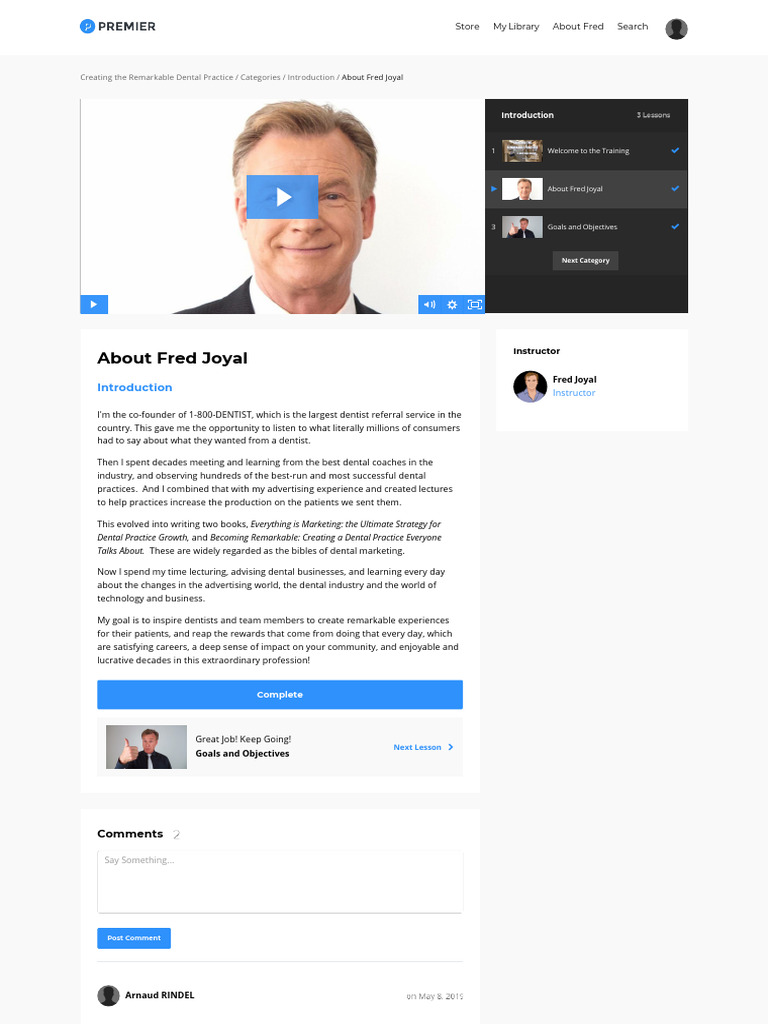 02-Fred Joyal Speaker Site | PDF | Marketing