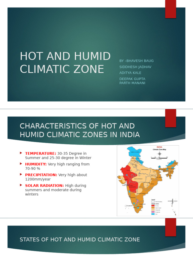 Hot and Humid Climatic Zone | PDF | Roof | Humidity
